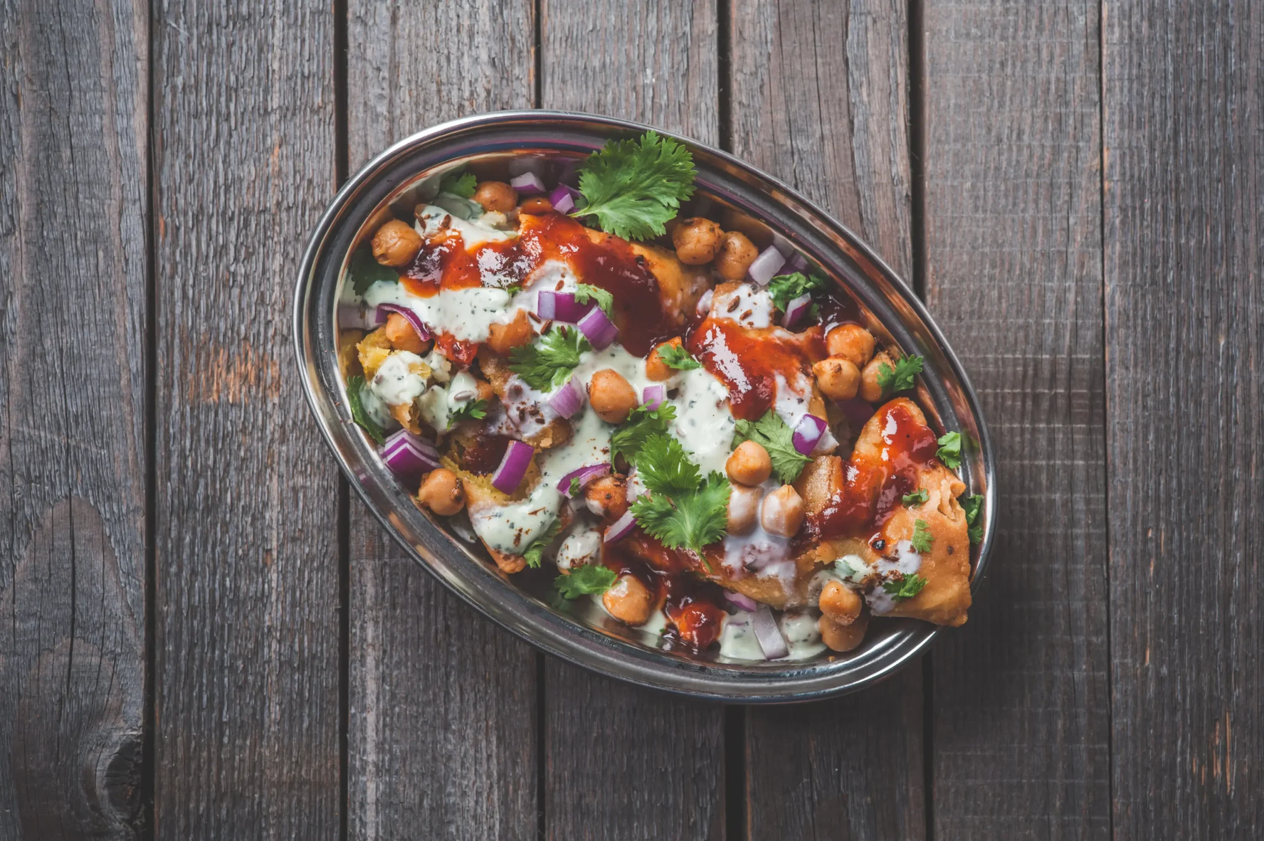 Samosa Chana plate |Bombay Express